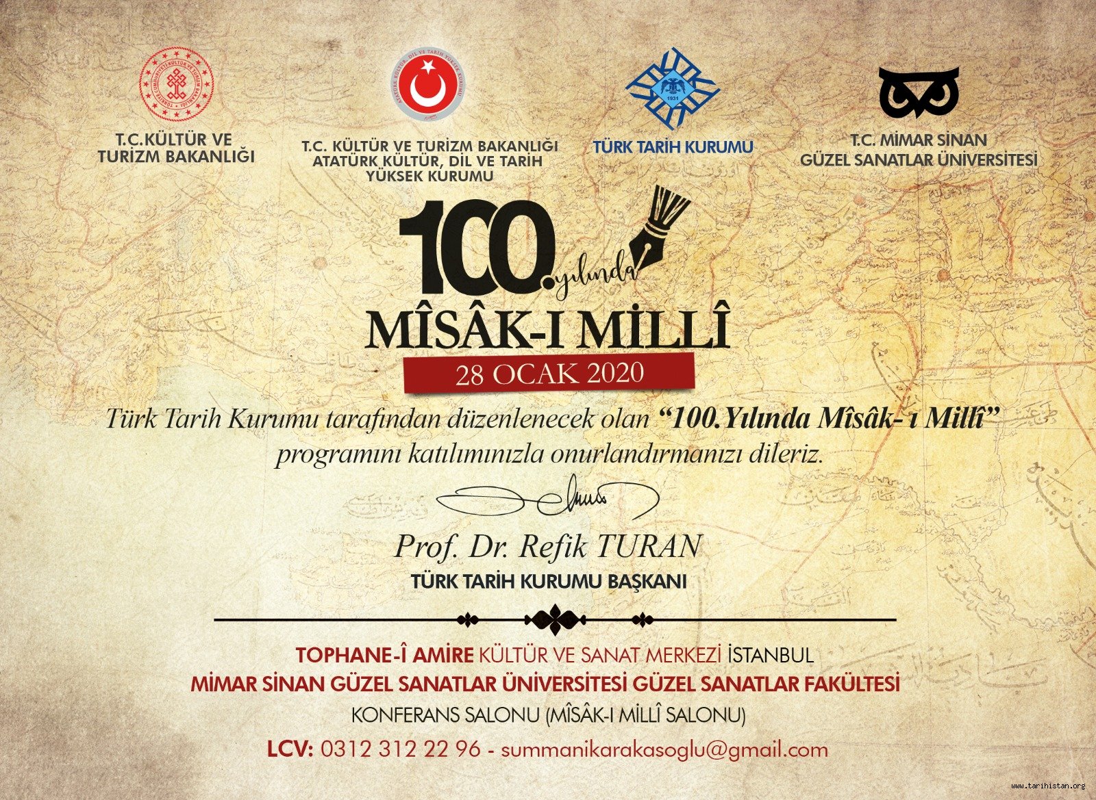 Yüzüncü Yılında Mîsâk-ı Millî Anılacak - www.tarihistan.org